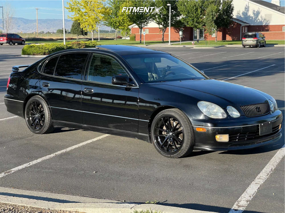 2002 Lexus GS430 Base with 18x8 Konig Oversteer and Vercelli 225x40 on ...