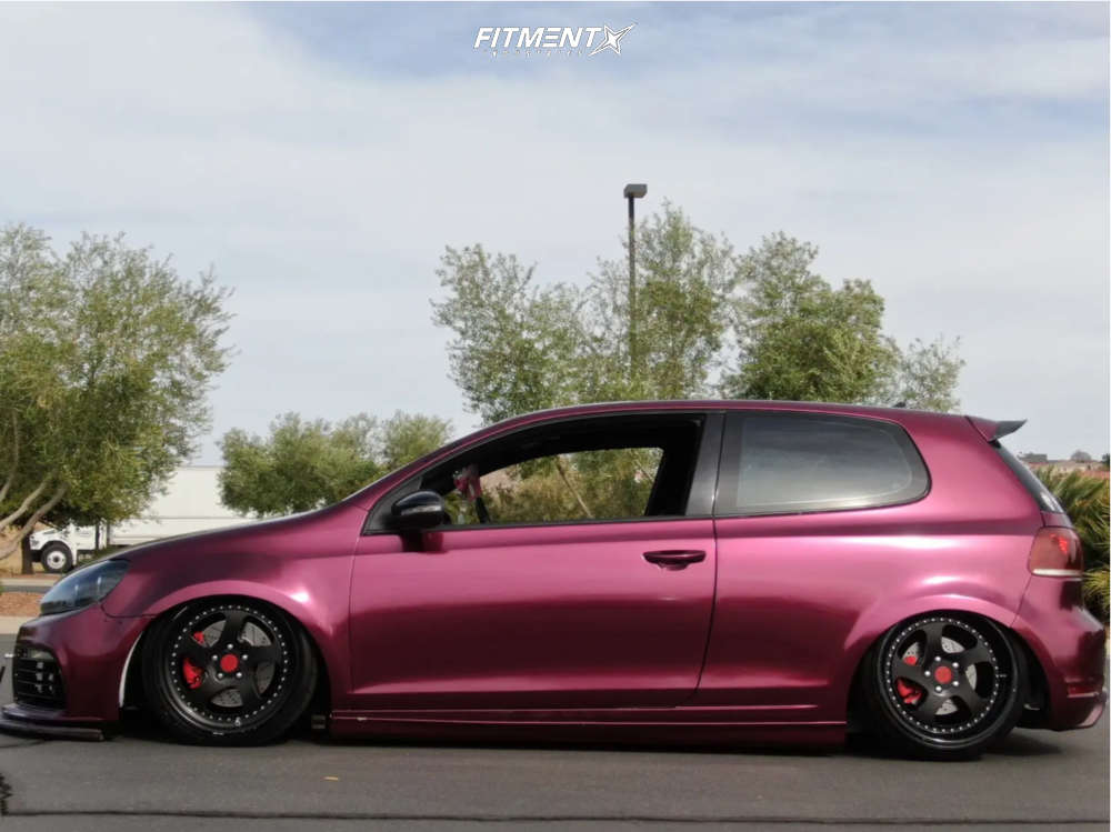 2010 Volkswagen GTI Base with 18x8.5 Rotiform Forged Tmb and Nitto ...