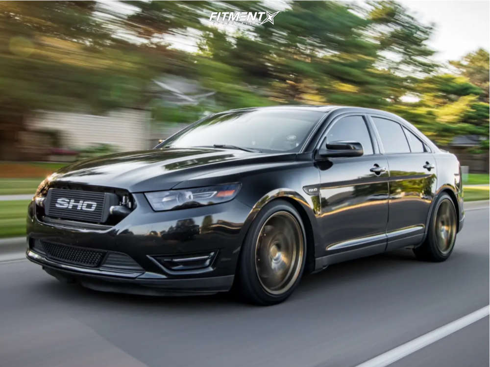 2015 Ford Taurus SHO with 20x9 F1R F103 and Michelin 245x35 on Lowering ...