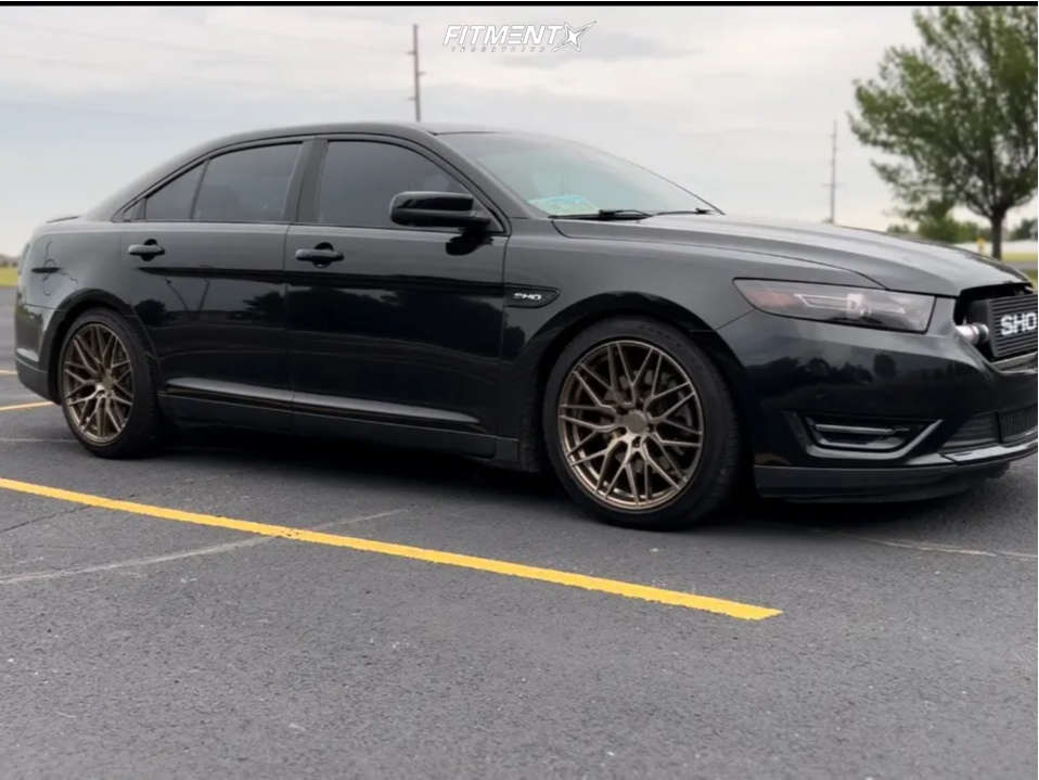 2015 Ford Taurus SHO with 20x9 F1R F103 and Michelin 245x35 on Lowering ...