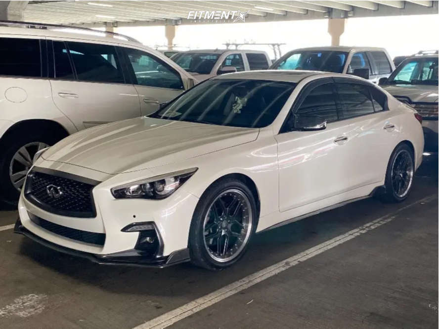2018 INFINITI Q50 Luxe with 19x8.5 ESR Cs15 and Vercelli 245x40 on ...