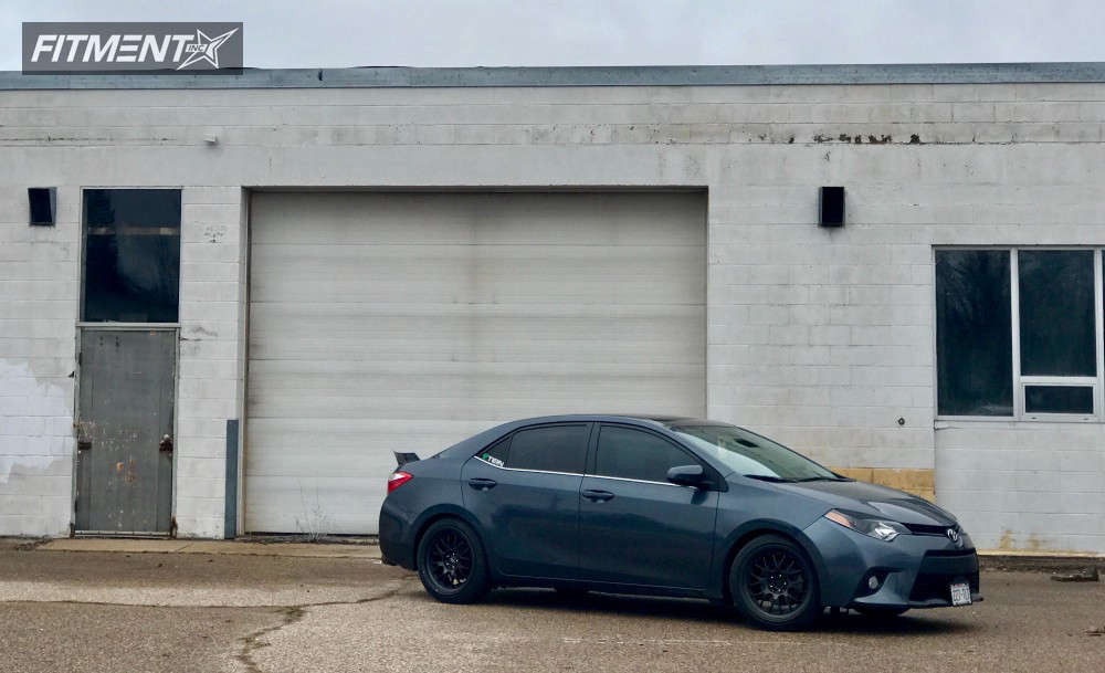 2014 Toyota Corolla S with 18x8.5 Rota MXR and Pirelli 235x45 on ...