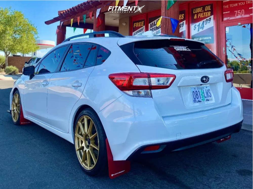 2019 Subaru Impreza Premium with 18x8 Enkei Ts10 and Vercelli 225x40 on ...
