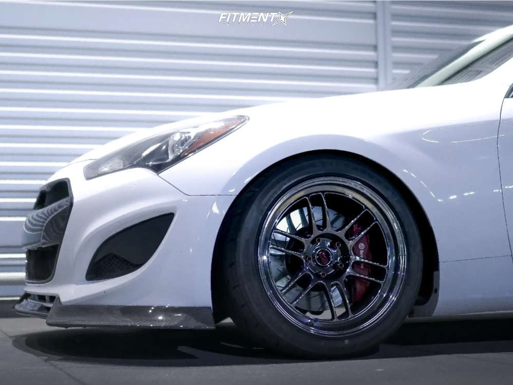 2013 Hyundai Genesis Coupe 2.0T R-Spec with 18x9.5 Enkei Rpf1 and ...