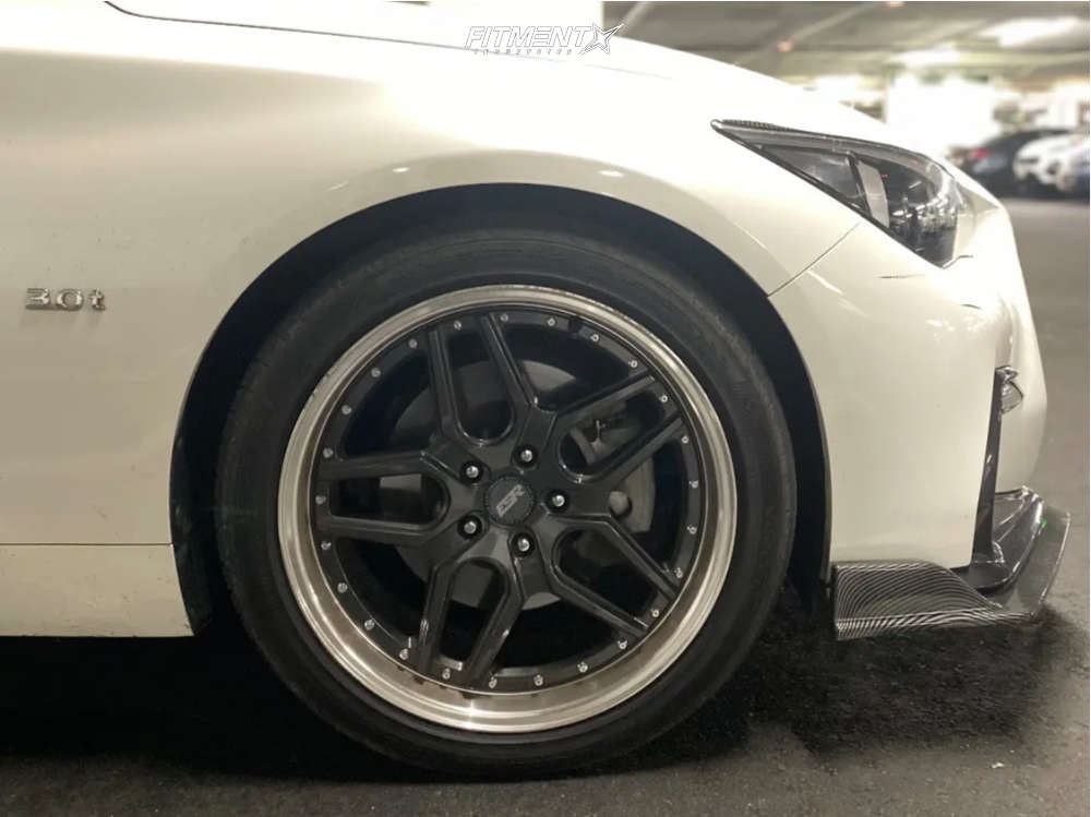 2018 INFINITI Q50 Luxe with 19x9.5 ESR Cs15 and Vercelli 245x40 on ...