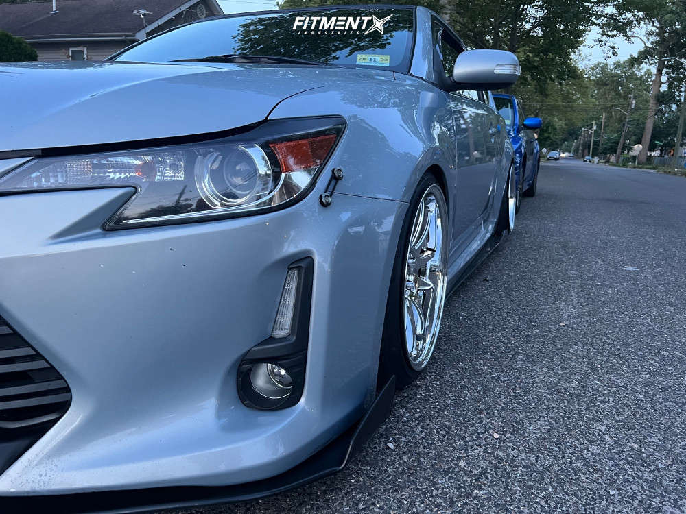 2014 Scion TC Base with 18x9.5 Aodhan Ds02 and Goodtrip 215x40 on ...