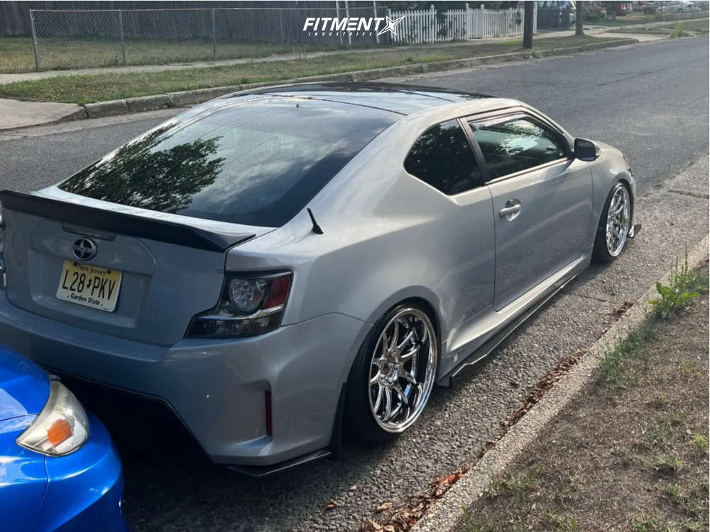 2014 Scion TC Base with 18x9.5 Aodhan Ds02 and Goodtrip 215x40 on ...