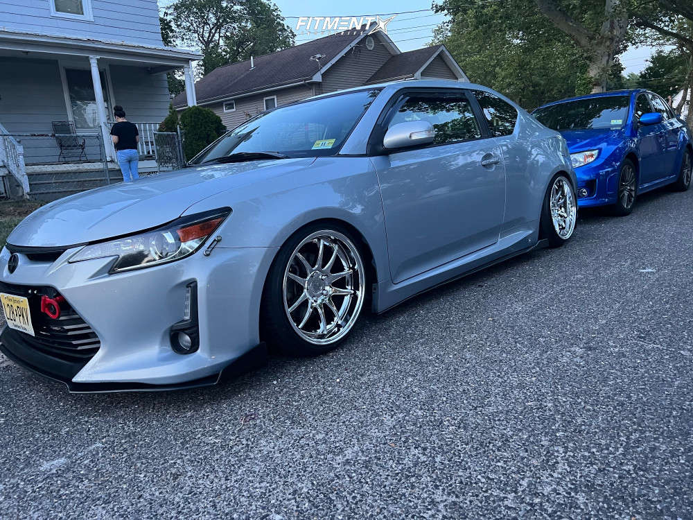 2014 Scion TC Base with 18x9.5 Aodhan Ds02 and Goodtrip 215x40 on ...