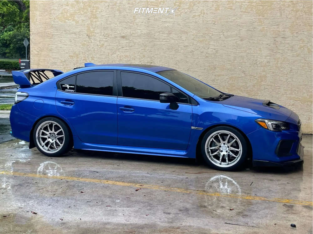 2018 Subaru WRX Limited with 18x9.5 Aodhan DS02 and Vercelli 255x35 on ...