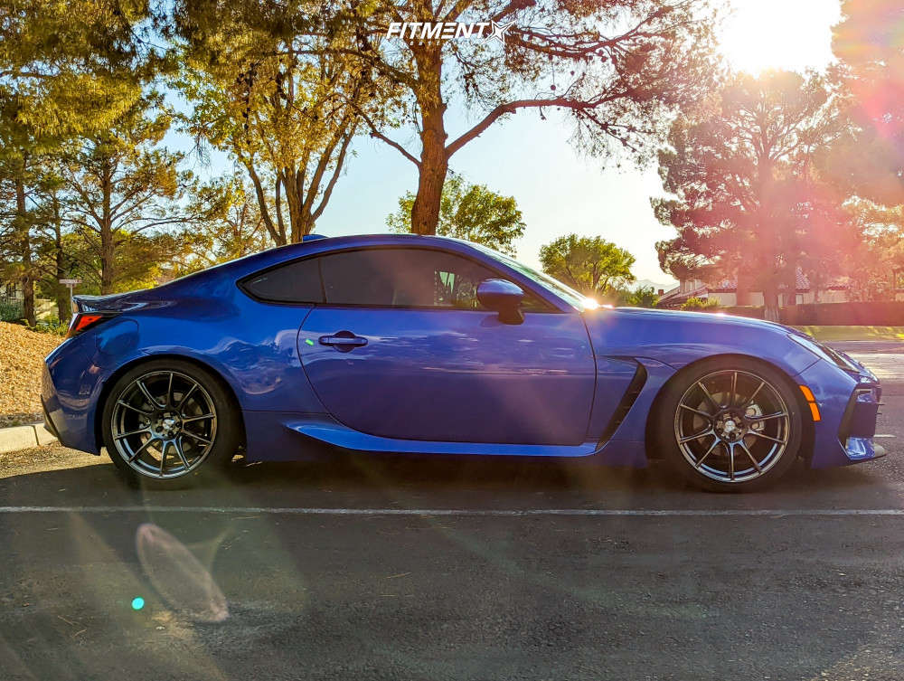 2022 Subaru BRZ Limited with 18x9.5 WedsSport Sa-25r and Yokohama 245x35 on Coilovers | 2331175 ...