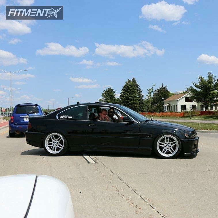 2000 BMW 323Ci Base with 18x8 Ronal M-Parallel and Bridgestone 225x40 ...