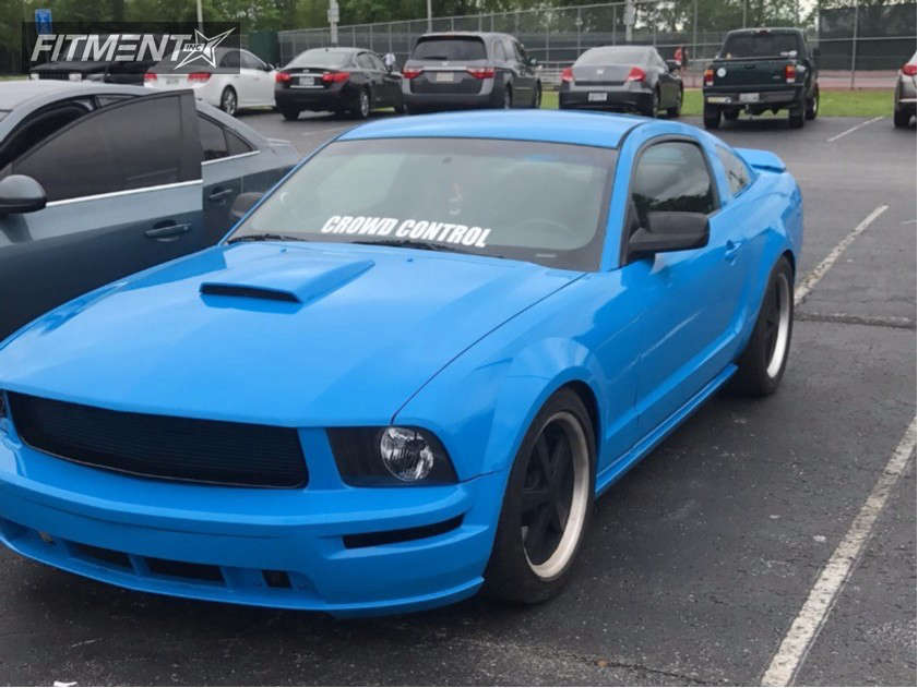 2007 Ford Mustang Base with 18x9 American Racing Nova and Michelin ...