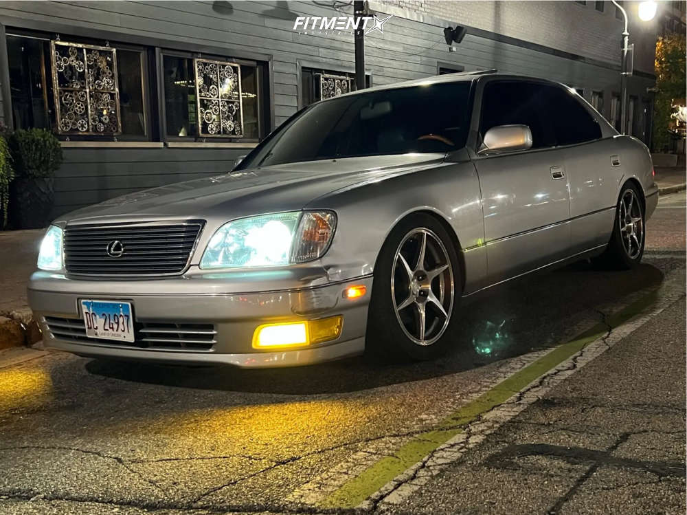 1999 Lexus LS400 Base with 18x8.5 Anovia Titan and Vercelli 245x45 on ...