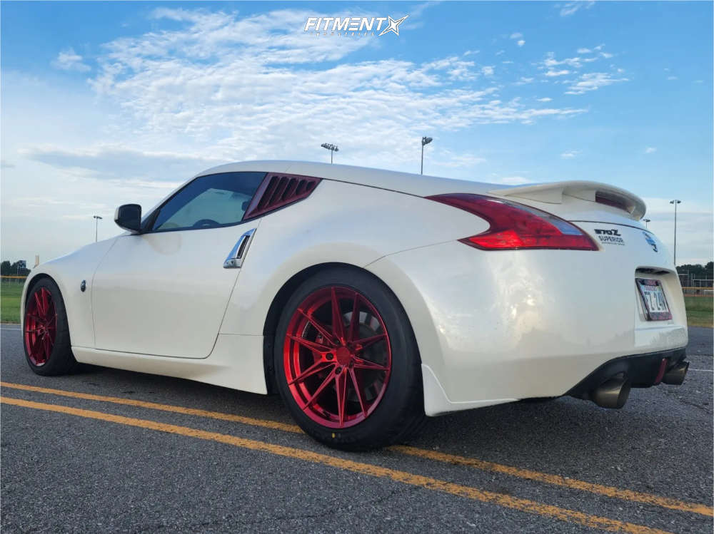 2017 Nissan 370Z Sport with 19x8.5 XXR 577 and Firestone 245x40 on ...