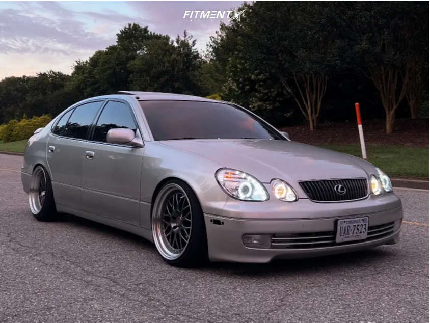 2001 Lexus GS300 Base with 19x9.5 Aodhan Ah02 and Vercelli 225x35 on ...