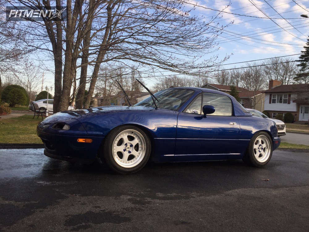 1990 Mazda MX-5 Miata Base with 15x7.5 Konig Candy and Dunlop 205x50 on ...