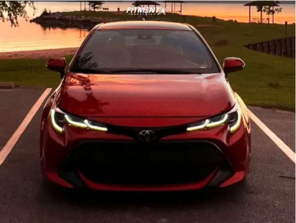 2022 Toyota Corolla SE with 18x7.5 BBS Rk and BFGoodrich 225x40 on ...