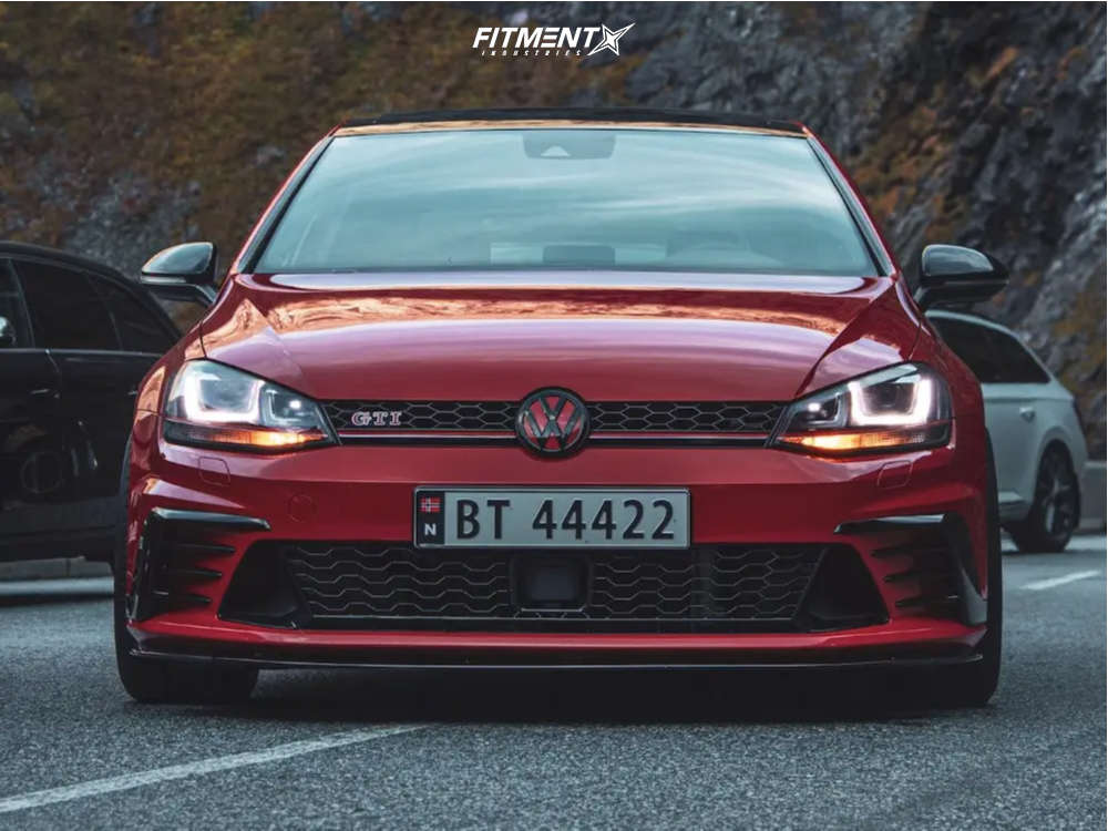 2016 Volkswagen GTI S with 19x8.5 Rotiform Six and Falken 215x35 on ...