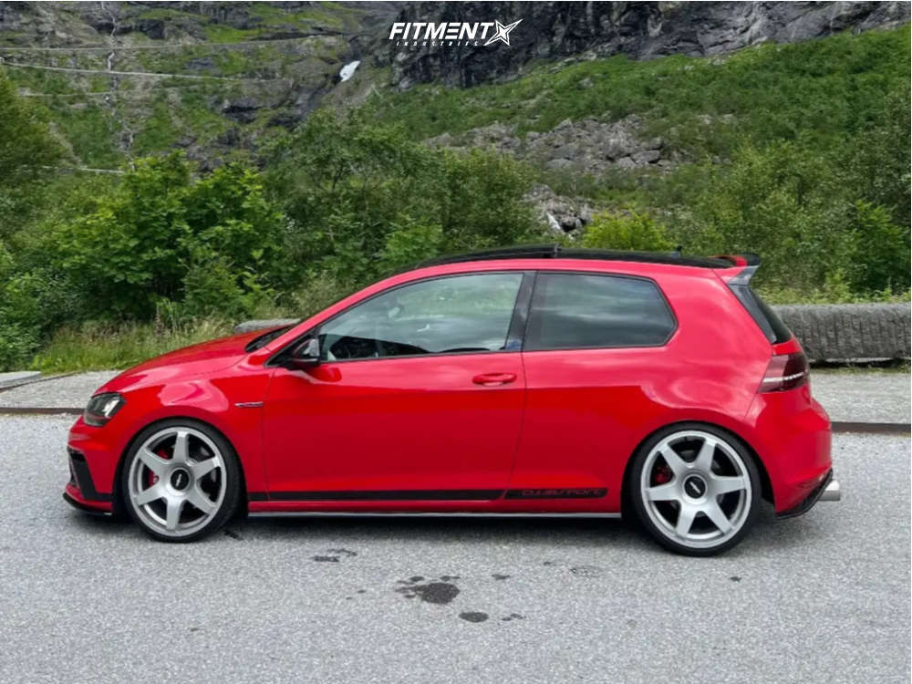 2016 Volkswagen GTI S with 19x8.5 Rotiform Six and Falken 215x35 on ...