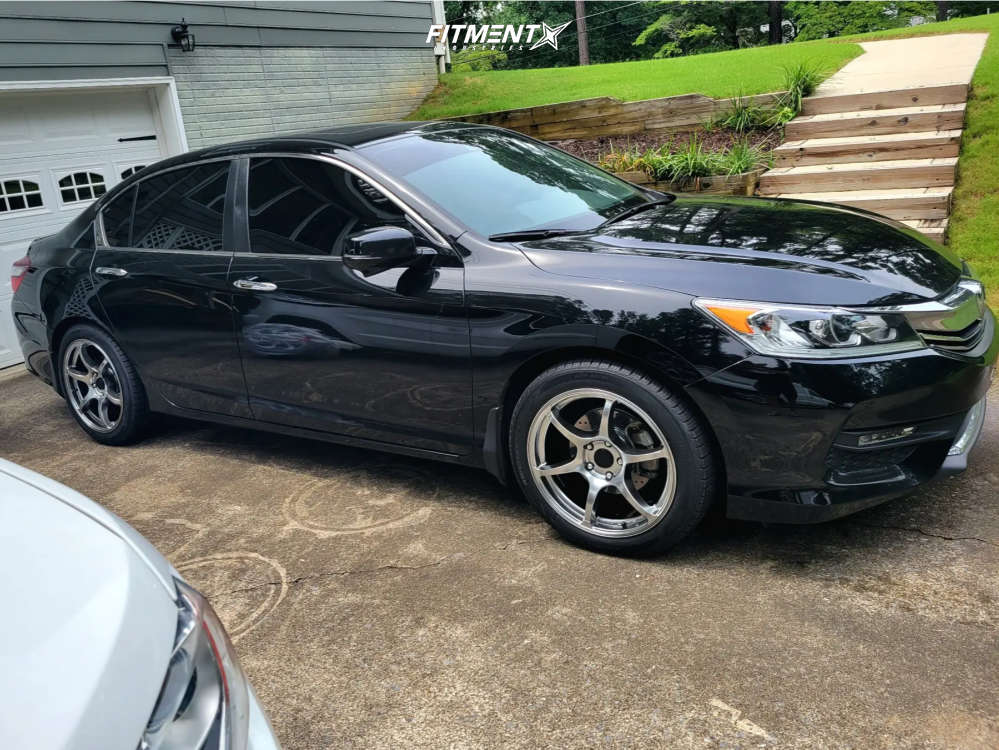 2016 Honda Accord EX with 18x8.5 AVID1 Av26 and Road Hugger 235x45 on Stock Suspension | 2335503 ...