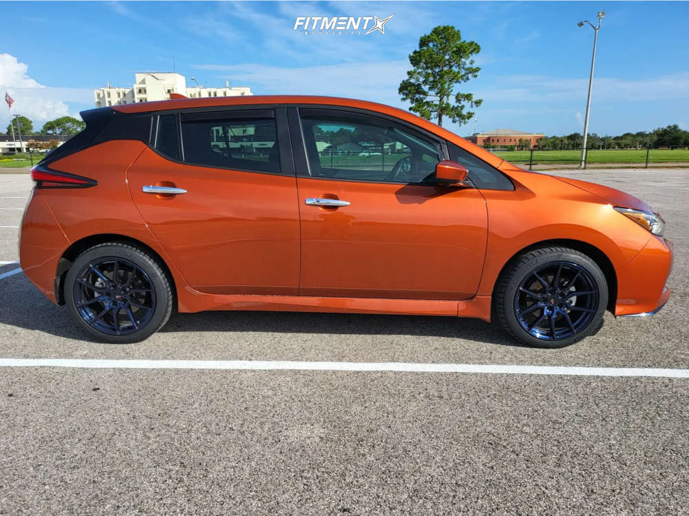 2022 Nissan LEAF SV Plus with 18x8.5 Option Lab R716 and Michelin ...