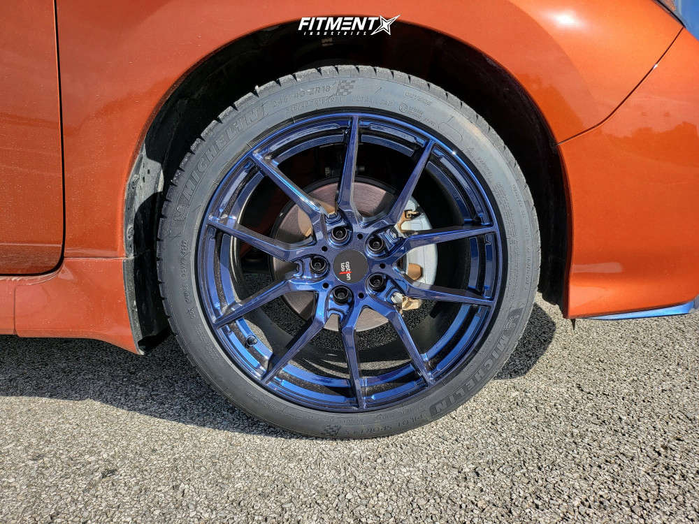 2022 Nissan LEAF SV Plus with 18x8.5 Option Lab R716 and Michelin ...