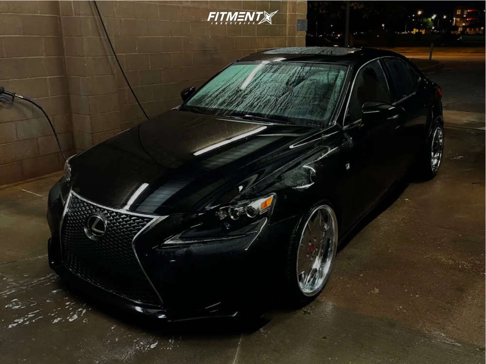 2016 Lexus IS200t F Sport with 19x9.5 Work Ls207 and Lexani 225x35 on ...