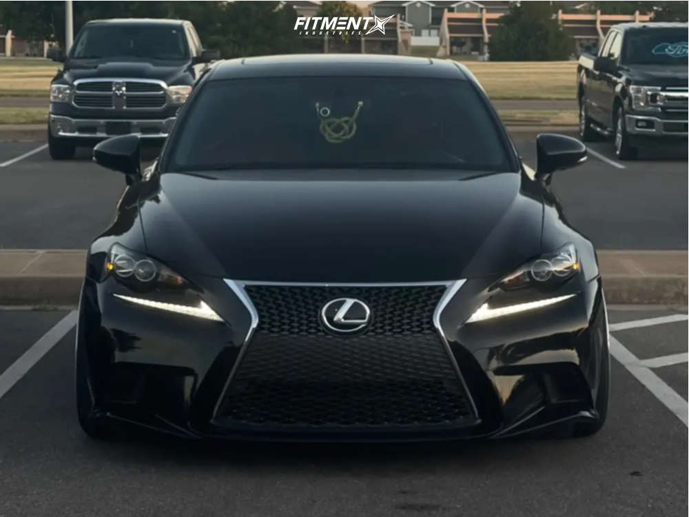 2016 Lexus IS200t F Sport with 19x9.5 Work Ls207 and Lexani 225x35 on ...