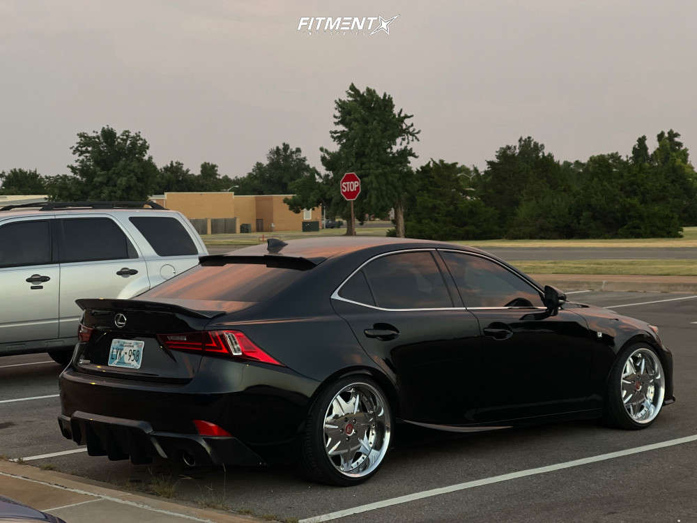 2016 Lexus IS200t F Sport with 19x9.5 Work Ls207 and Lexani 225x35 on ...