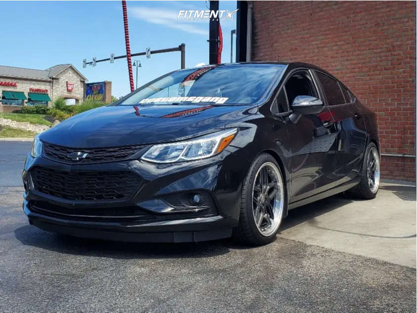 2016 Chevrolet Cruze LS with 18x8.5 ESR Cs15 and Continental 225x35 on ...