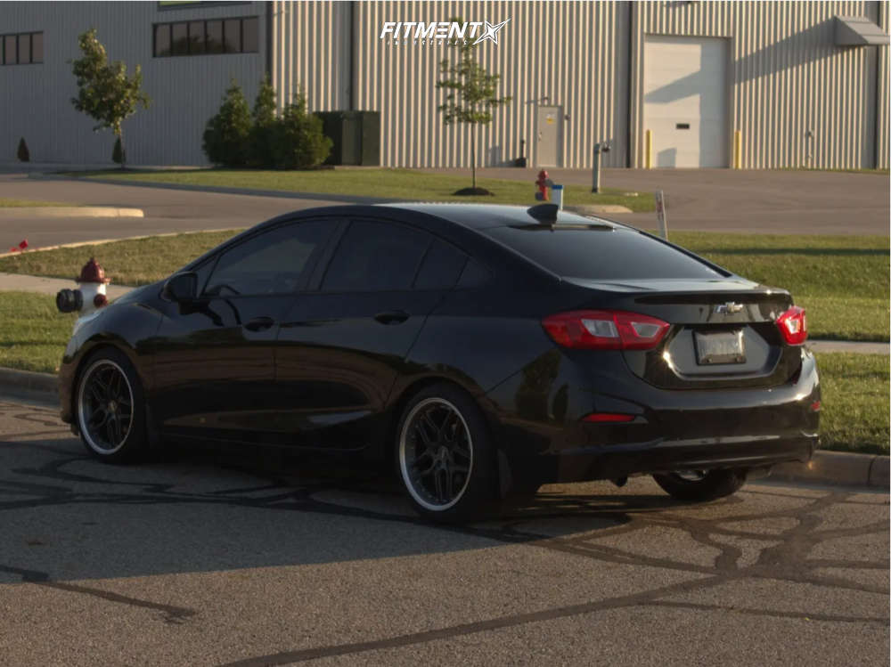 2016 Chevrolet Cruze LS with 18x8.5 ESR Cs15 and Continental 225x35 on ...
