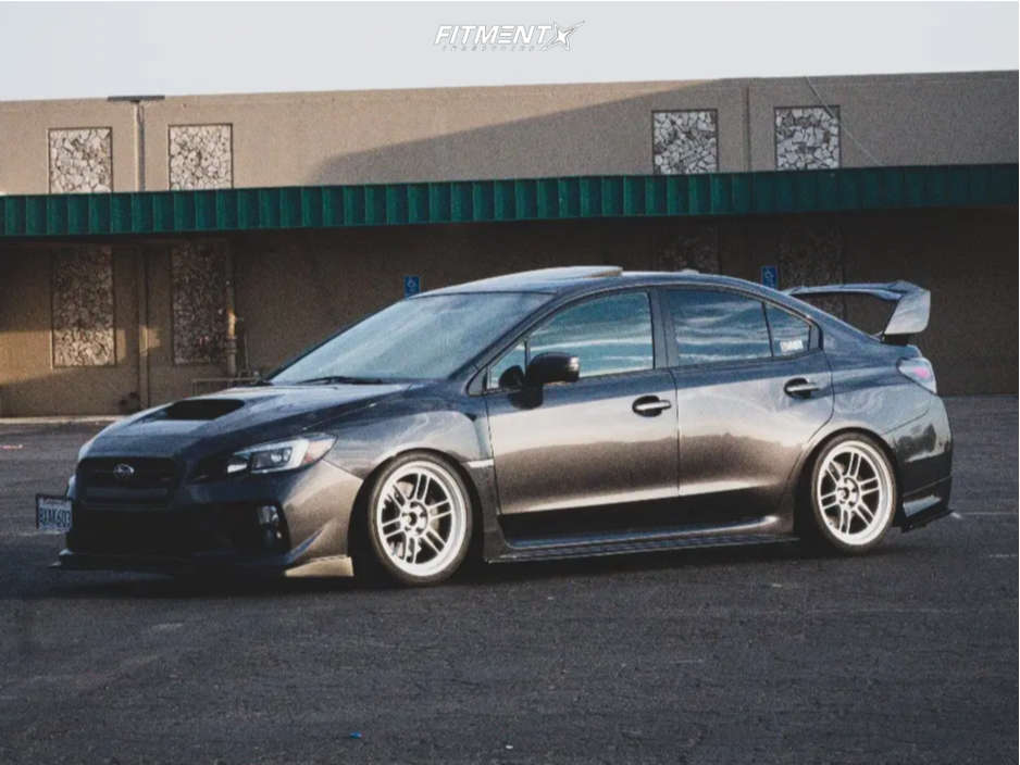 2016 Subaru WRX STI Limited with 18x9.5 Enkei Rpf1 and Velozza 255x35 ...