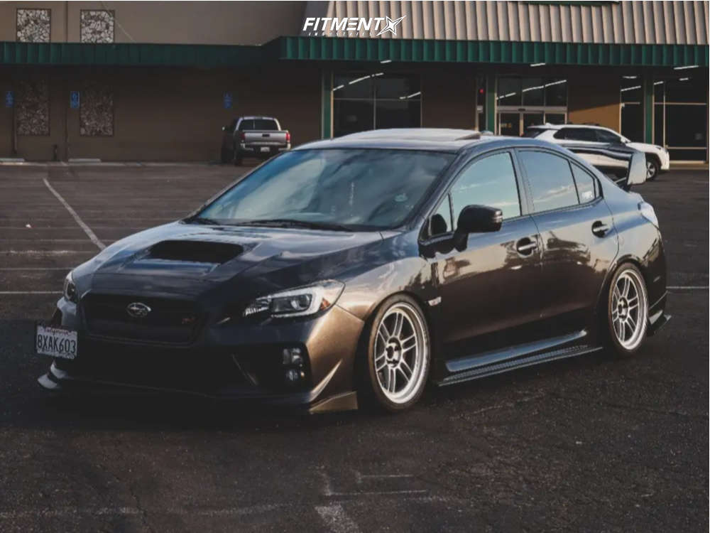 2016 Subaru WRX STI Limited with 18x9.5 Enkei Rpf1 and Velozza 255x35 ...