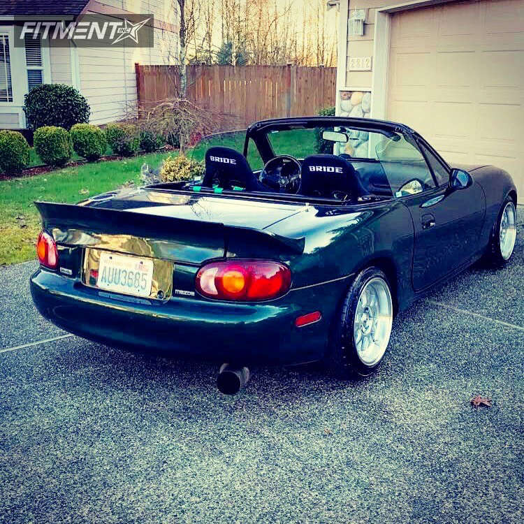 2000 Mazda MX-5 Miata Base with 15x8 Neoz 5002 and Toyo Tires 195x45 on ...
