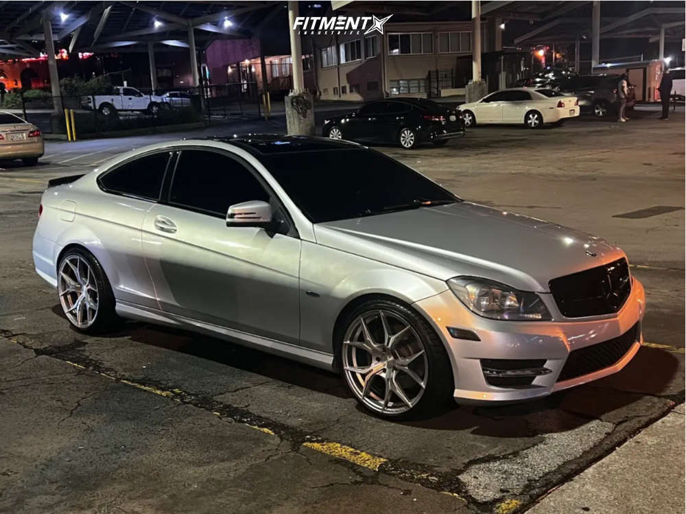 2012 Mercedes-Benz C350 Sport with 19x8.5 Rohana Rfx5 and Achilles ...