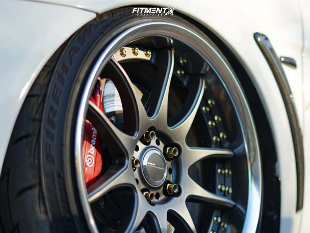 2015 Mitsubishi Lancer Evolution MR with 18x10 Work Emotion Cr 3p and ...