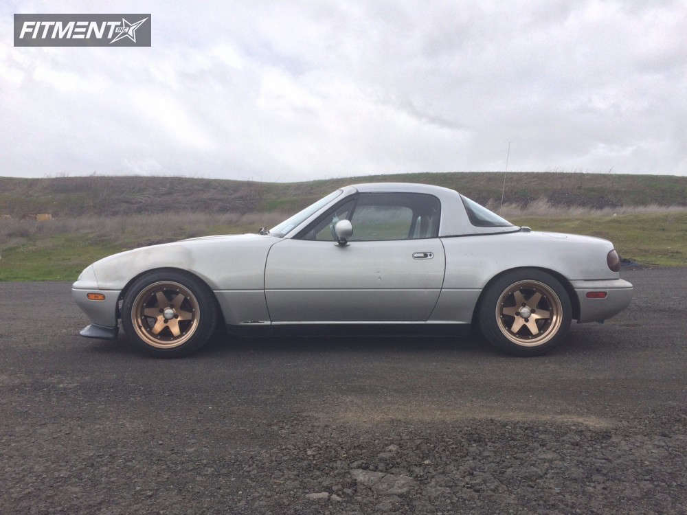 1991 Mazda MX-5 Miata Base with 15x8.5 SSR XR4 and Toyo Tires 195x45 on ...