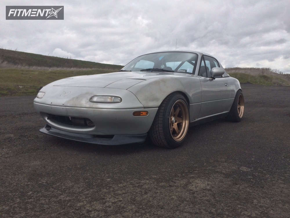 1991 Mazda MX-5 Miata Base with 15x8.5 SSR XR4 and Toyo Tires 195x45 on ...