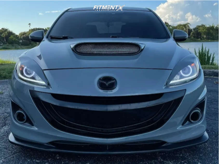 2012 Mazda 3 Mazdaspeed with 18x8.5 AVID1 Av6 and Westlake 225x40 on ...