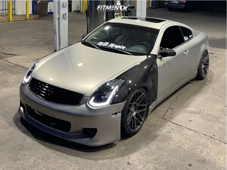 2004 INFINITI G35 Base with 19x9.5 ESR Rf1 and Achilles 255x35 on ...