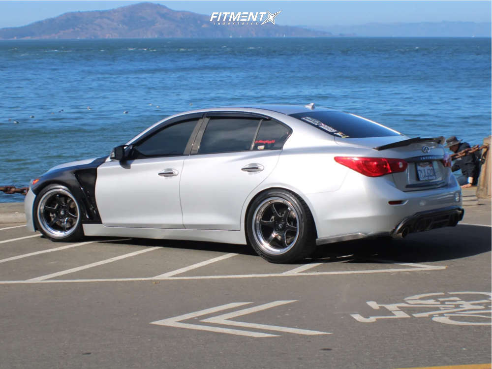 2015 INFINITI Q50 Premium with 18x9.5 Cosmis Racing Xt-006r and Falken ...