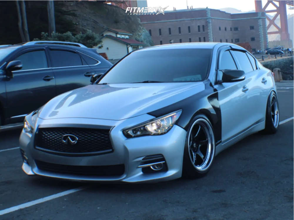 2015 INFINITI Q50 Premium with 18x9.5 Cosmis Racing Xt-006r and Falken ...