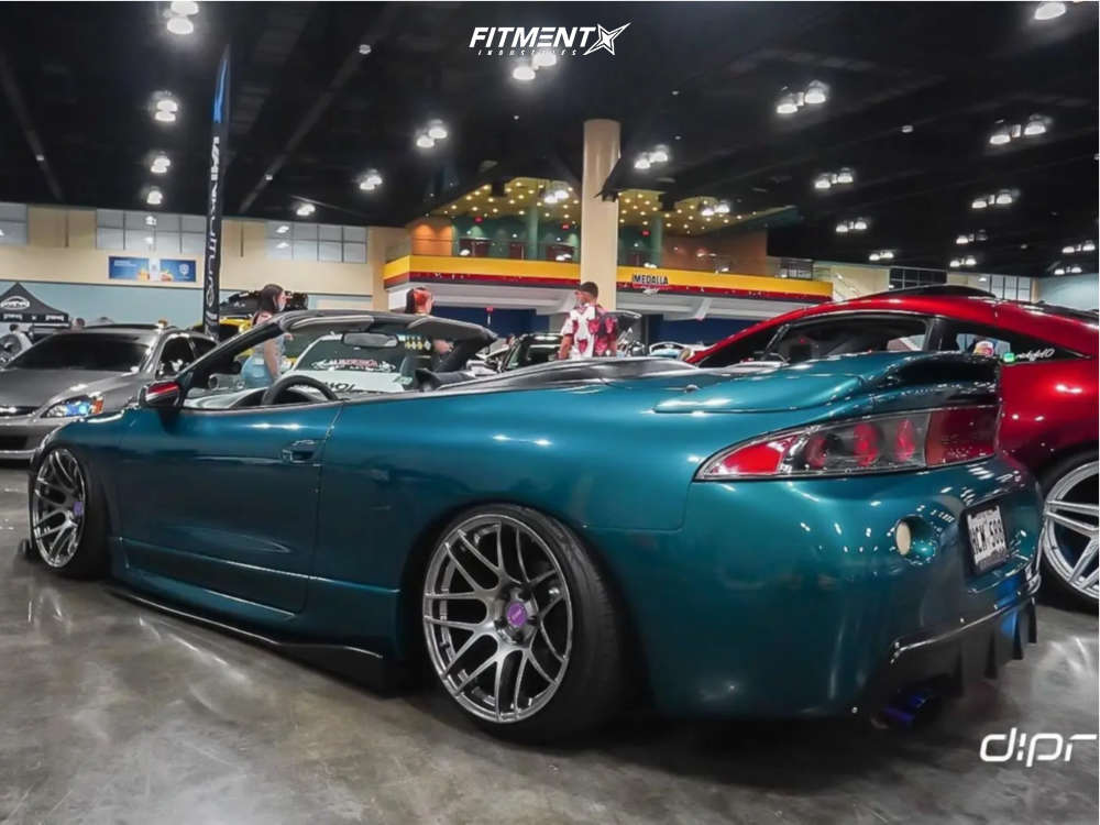 1997 Mitsubishi Eclipse Spyder GST with 18x10.5 ESR Rf1 and Land Golden ...