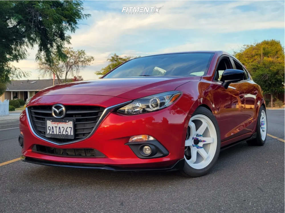 2016 Mazda 3 I Touring with 18x9.5 AVID1 Av6 and Vercelli 245x45 on ...