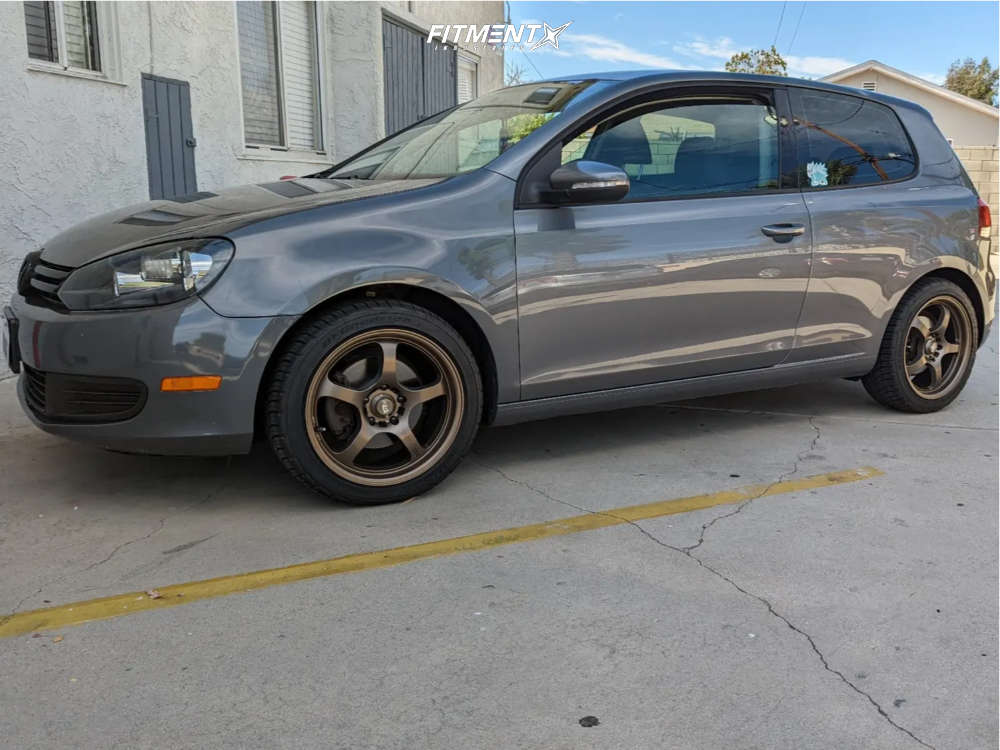 2013 Volkswagen Golf Base with 17x8 Motegi Mr131 and BFGoodrich 235x40 ...