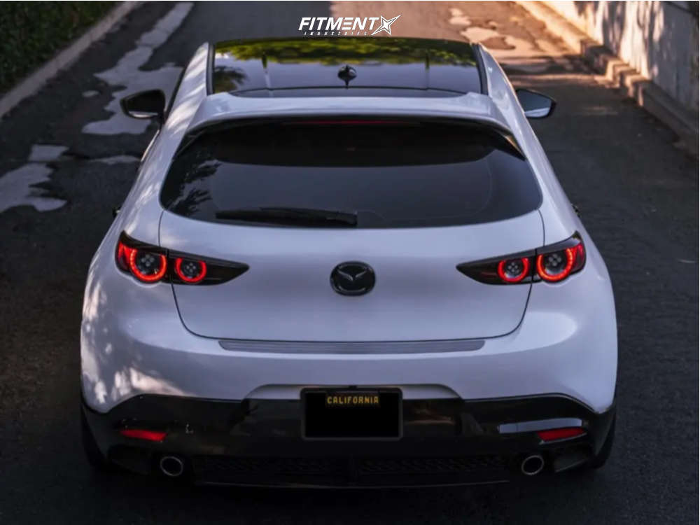 2021 Mazda 3 Premium with 18x8.5 Advan Racing TC4 and Continental ...