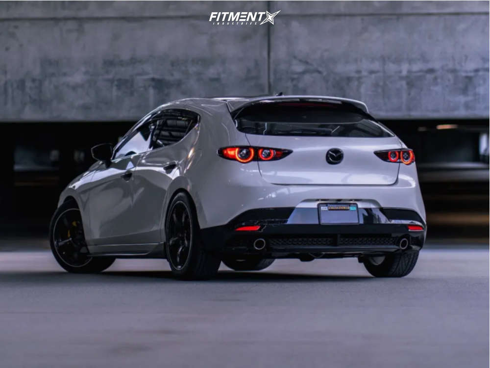 2021 Mazda 3 Premium with 18x8.5 Advan Racing TC4 and Continental ...