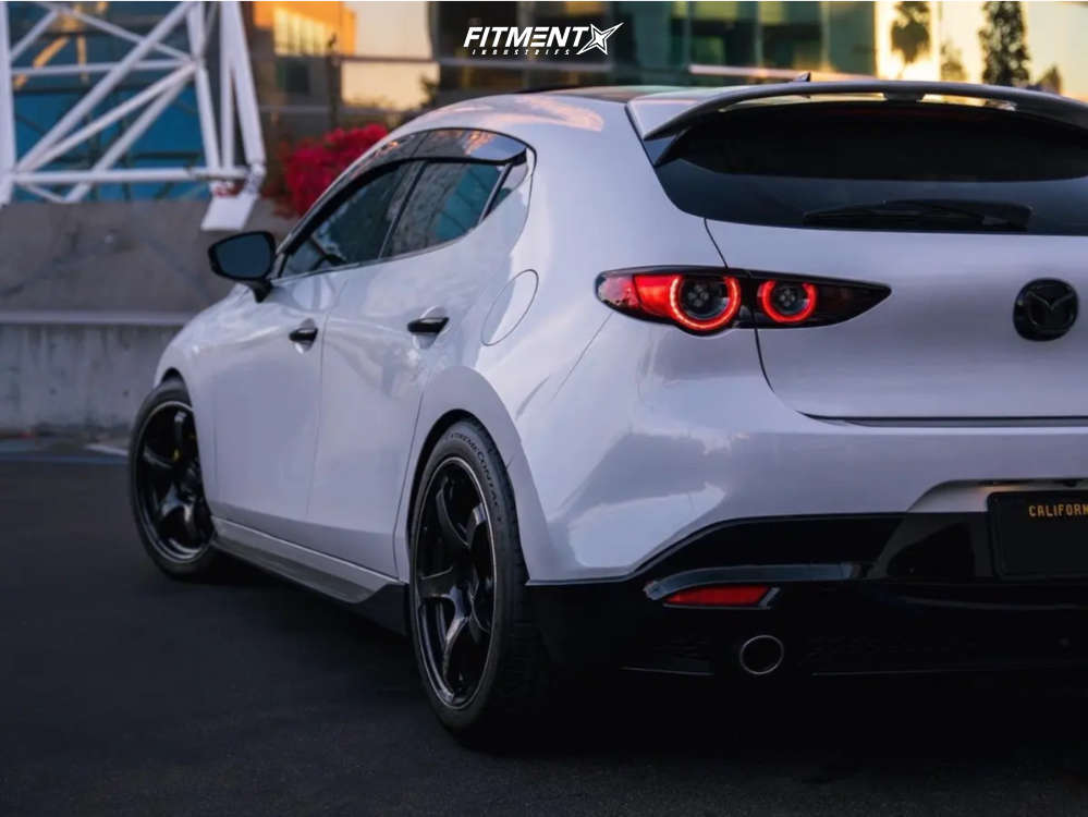 2021 Mazda 3 Premium with 18x8.5 Advan Racing TC4 and Continental ...