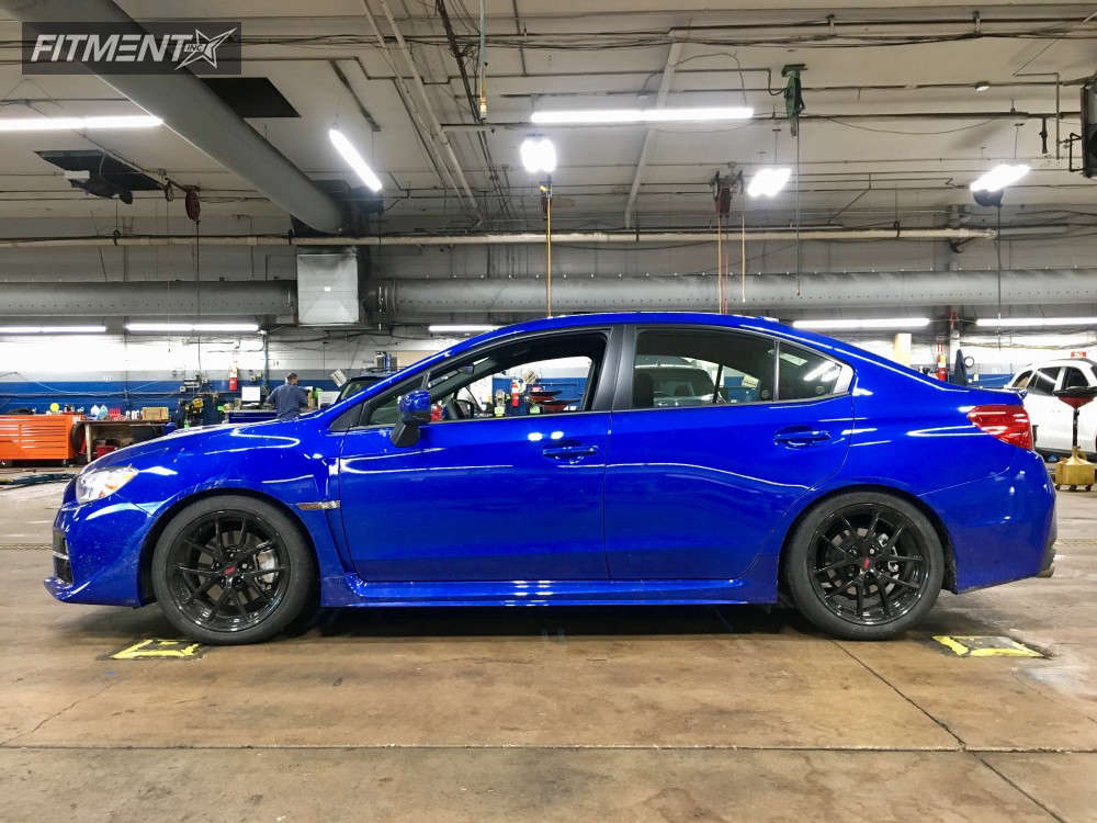 2017 Subaru WRX Base with 18x8.5 BBS Ci-r and Continental 245x40 on ...