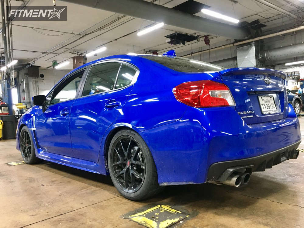 2017 Subaru WRX Base with 18x8.5 BBS Ci-r and Continental 245x40 on ...